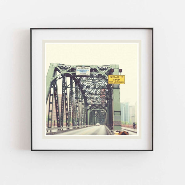 Fine art Portland Oregon Photograph, Hawthorne Bridge – Ink Paper ...